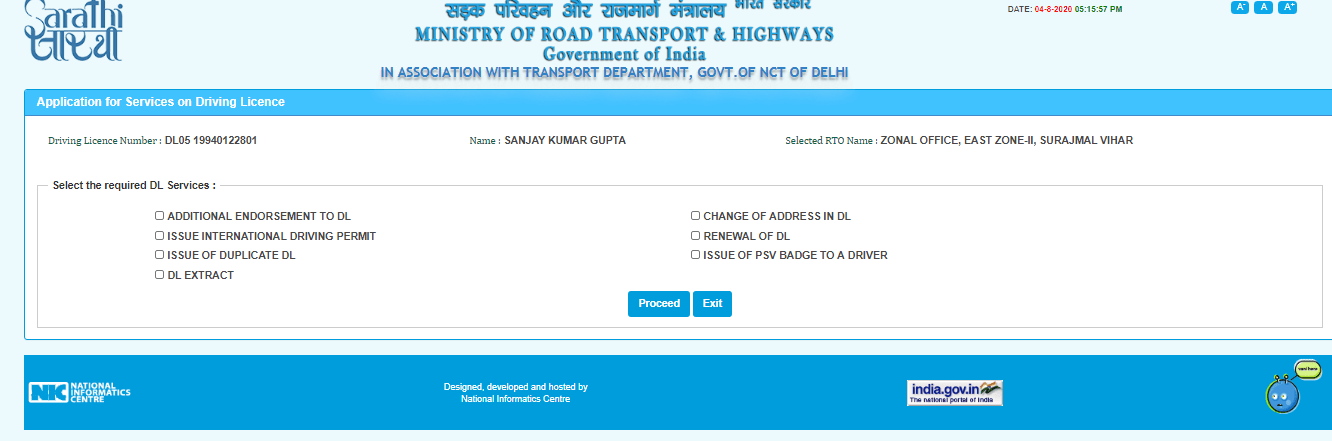 How to Apply Driver Sarathi PSV Badge Online Application via Sarathi ...