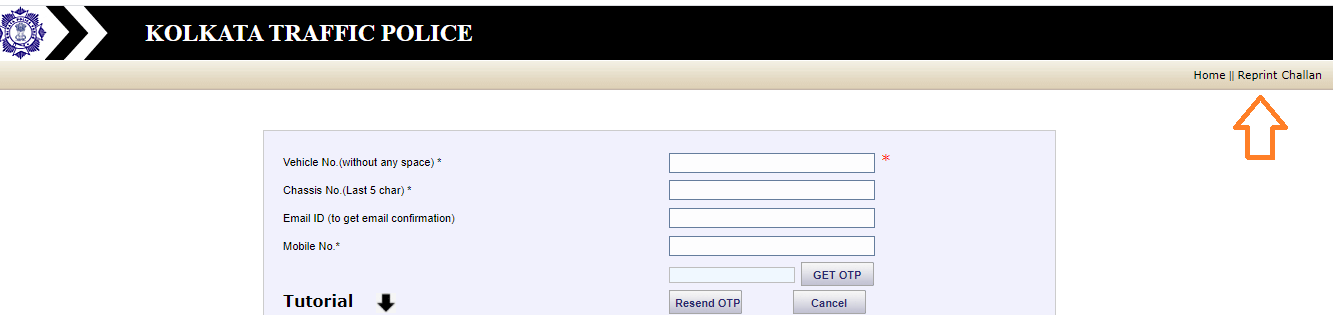 How to Check and pay E Challan Kolkata traffic police online ...
