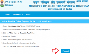How to pay Learners License (LL) Fee Online ? - Onlineservicess