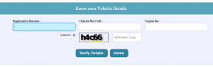 Vehicle chassis number search | Check Vehicle details - Onlineservicess
