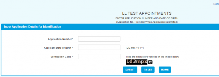 Slot Booking for driving Licence Parivahan | Appointment for driving ...