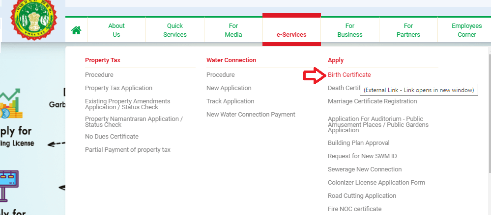 Download Birth Certificate Online In Madhya Pradesh Onlineservicess