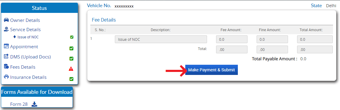 Download NOC (No Objection Certificate) vahan | Car/Bike NOC ...