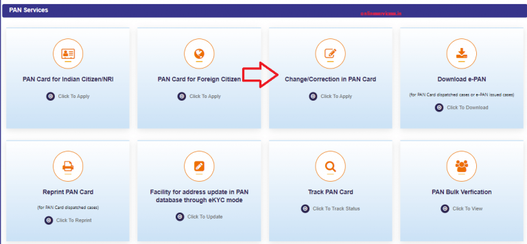 How to Change Birth Date in Pan Card online - Onlineservicess How to Change Birth Date in Pan Card online - Onlineservicess