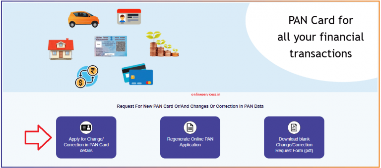 How to Change Birth Date in Pan Card online - Onlineservicess How to Change Birth Date in Pan Card online - Onlineservicess