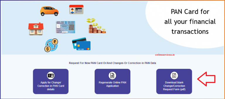 How to Change Birth Date in Pan Card online - Onlineservicess