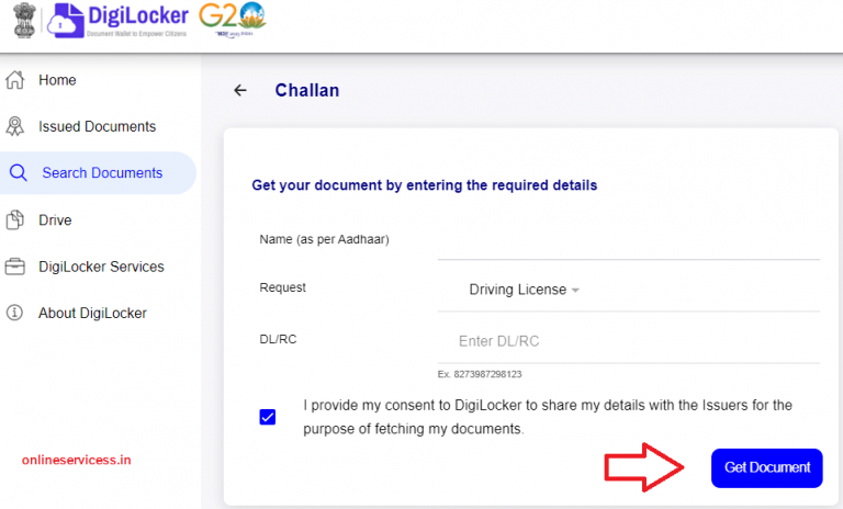 E Challan check and Pay Online - check pending status (echallan ...