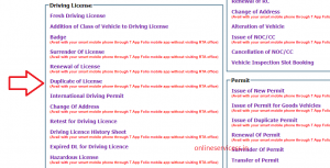 How to get Duplicate Driving Licence in Telangana Transport - Onlineservicess