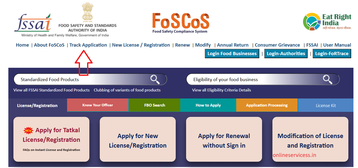 How to Check FSSAI License Application Status online - Step By Step ...