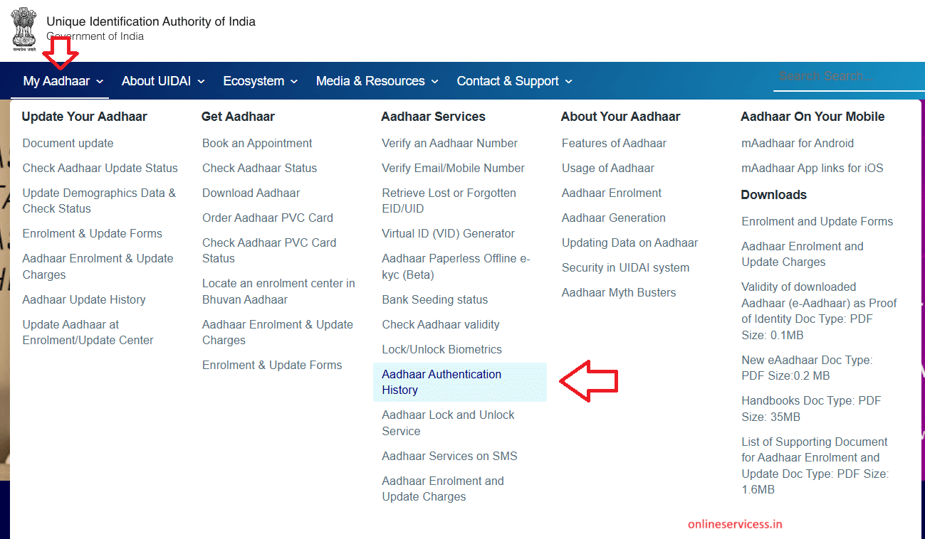 How to Track Unauthorizes use of your Aadhar Card? - Onlineservicess